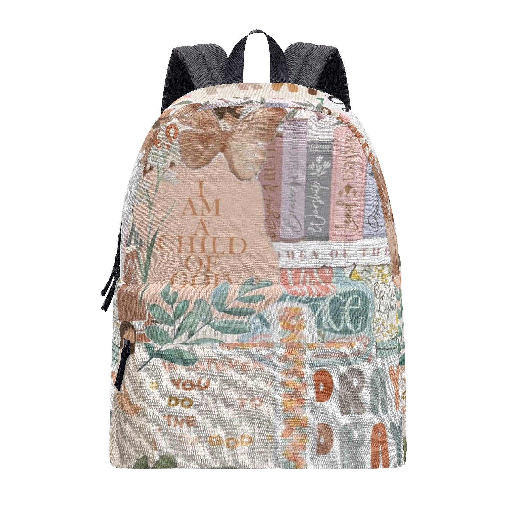 Child of God Backpack, Christian Inspirational Quote Backpack, Bible V
